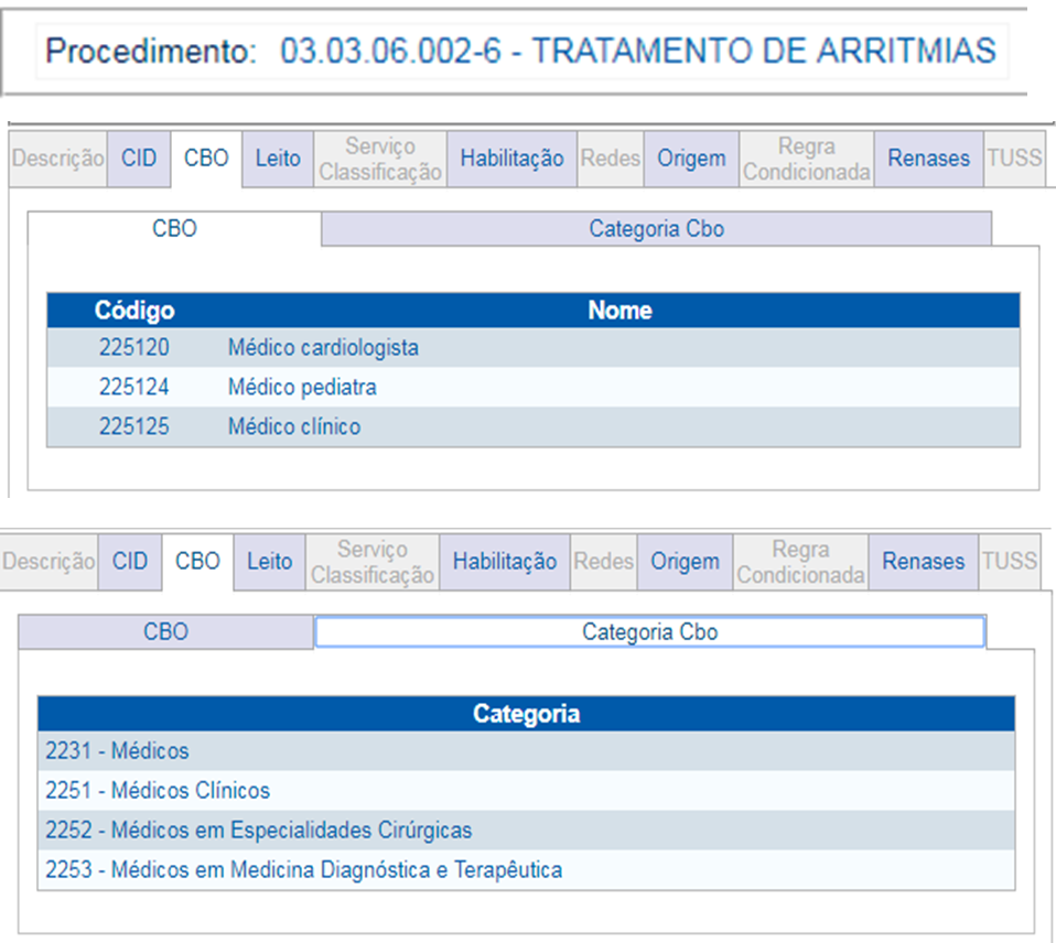 Módulo SIGTAP Desktop - SIGTAP